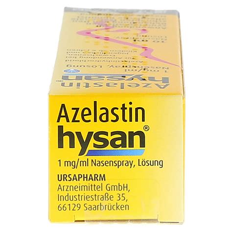 Azelastin hysan 1mg/ml 10 Milliliter N1 online bestellen - medpex ...