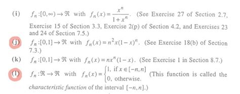 Solved Find The Pointwise Limit For The Sequence Fn Where
