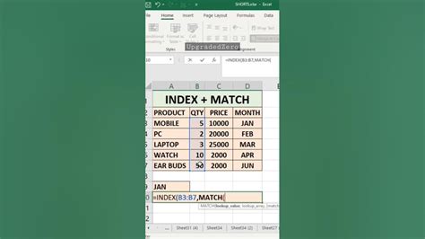 index with match function advanceexcel excelshorts youtube