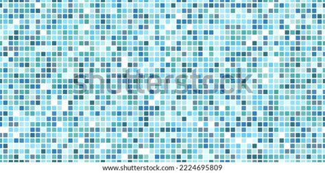 Pastel Blue Swimming Pool Mosaic Tile Stock Vector Royalty Free 2224695809 Shutterstock