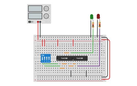 Circuit Design Half Subtractor Using Nand Gate Tinkercad