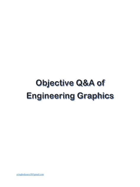 Eg Mcq Pdf Perspective Graphical Elementary Geometry