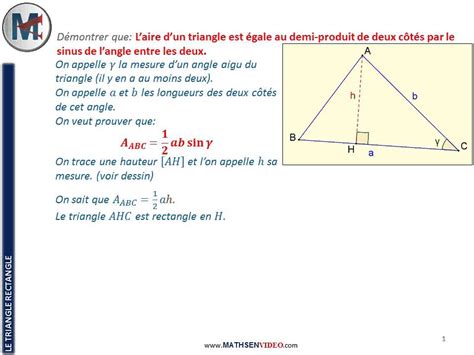 Comment Mesure T On Laire Dun Triangle Esam Solidarity