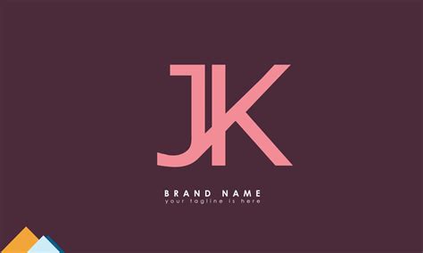 Alphabet Letters Initials Monogram Logo Jk Kj J And K 14157975 Vector