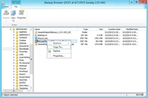 Veeam Endpoint Backup Free Integration With Veeam Backup And Replication Additional Restore