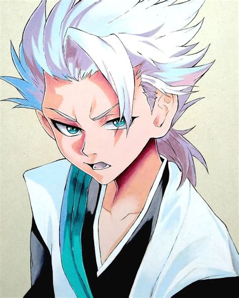 Pin De Ren Rigbell Em Bleach Toshiro Hitsugaya