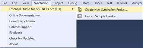 Getting Started With Aspnet Core Platform Syncfusion