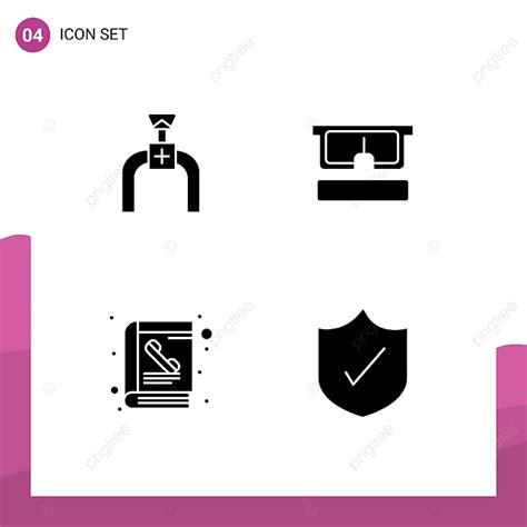 Pipelines Vector Design Images Group Of Solid Glyphs Signs And Symbols