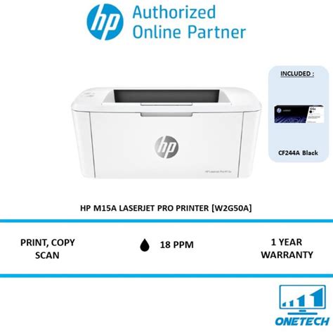 Hp M15a Laserjet Pro Printer Print Scan Copy 1 Year Warranty Lazada