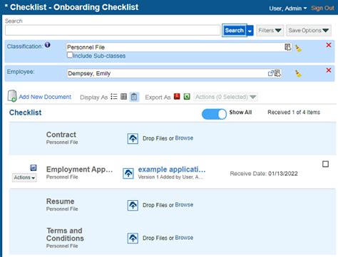 add documents to checklists qaction documentation