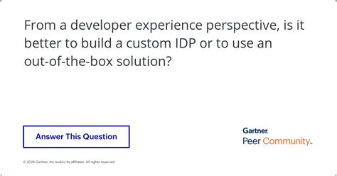 From A Developer Experience Perspective Is It Better To Build A Custom Idp Or To Use An Out Of