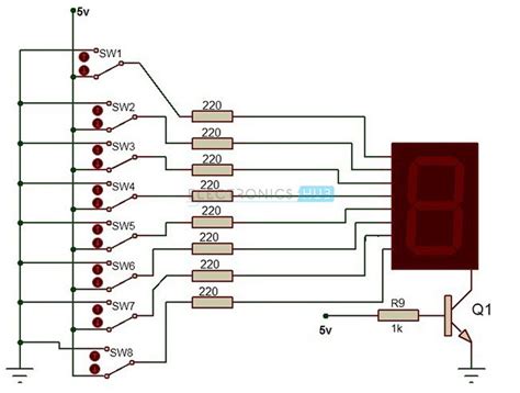 Seven Segment Displays 7 Segment Pinout Types And 47 Off