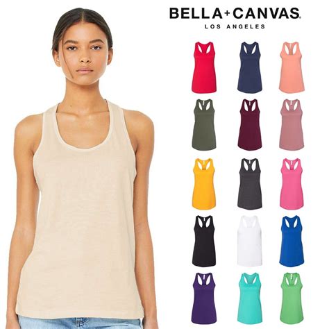 Bella Tank Tops Bellacanvas B8803 Womens Flowy Scoop Muscle Tank