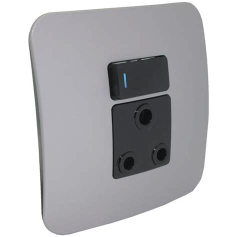 Single 16a Rsa Socket Outlet With Indicator Light Switches