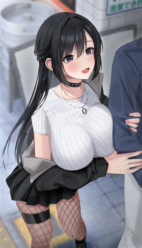 Wallpaper Big Boobs Anime Girls 1395x2427 Unknownviolence