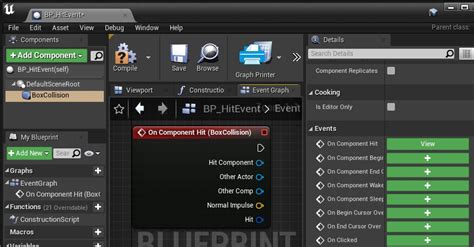 on component begin overlap uehow