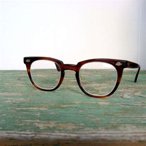 Translucent Brown Plastic Eyeglass Frames By Titmus