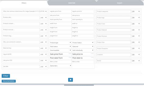 Filters BEAR WooCommerce Bulk Editor And Products Manager Professional