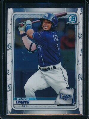Wander Franco 2020 Bowman Chrome Prospects Tampa Bay Rays Rookie Card