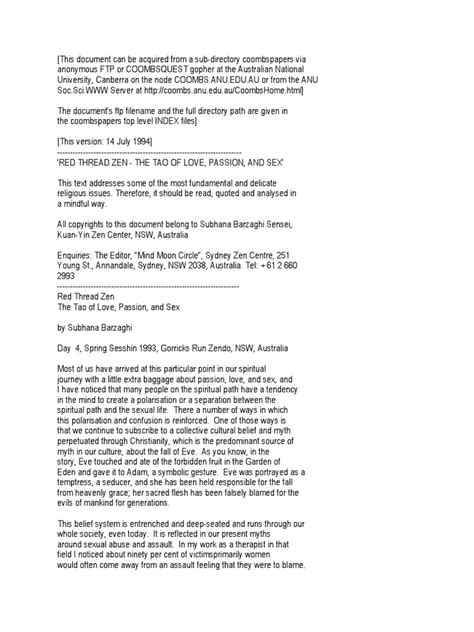 Buddhism On Sex Pdf Celibacy Zen