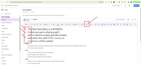 The Number Format List In Rich Text Editor Is Unable To Sync With The Text Formats In React