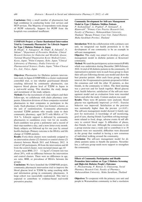 Pdf Compass Project A Cluster Randomized Intervention Trial By