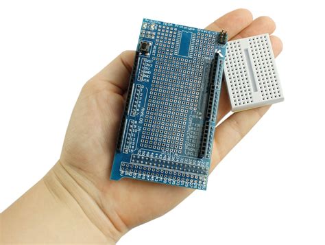 Mega Protoshield V Prototype Para Arduino Mega Protoboard Pontos Usinainfo