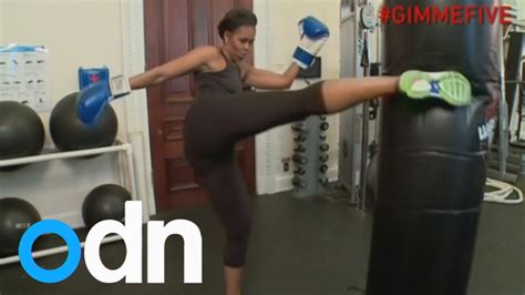 Michelle Obama Shows Off Fitness In Workout Video Youtube