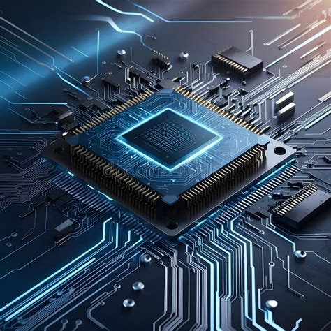 Electronic Circuit Board Chip Component Computer Technology Motherboard