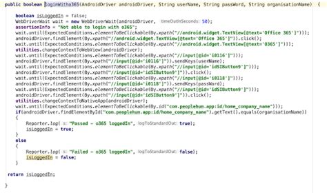 automating webview elements in android peoplehum