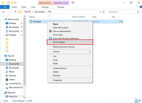 Cannot Pin To Taskbar Anymore Windows And An Explanation From Microsoft Community