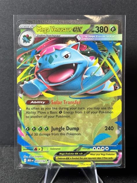 🔥2025 Pokemon Mega Venusaur Ex Hp 380 Meg En 003132 Rare🔥 1102