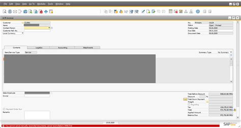 Solved Cannot Cancel Manuel Reconciliation Sap B1 Sap Community