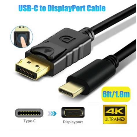 Jual Type C To Displayport Cable NB 1 8 Meter 4k Usb C Display Port Dp 1 8m Jakarta Utara