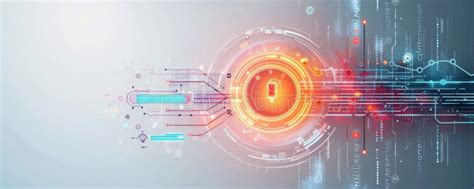 futuristic digital interface with glowing control panel holographic