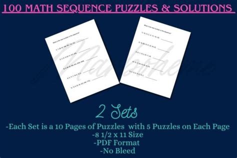 100 Sequence Puzzle Games Graphic By Jlee2be84 · Creative Fabrica