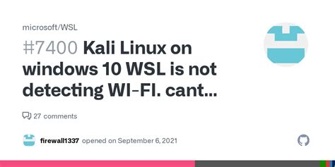 Kali Linux On Windows Wsl Is Not Detecting Wi Fi Cant Able Practice Wifi Hacking Issue
