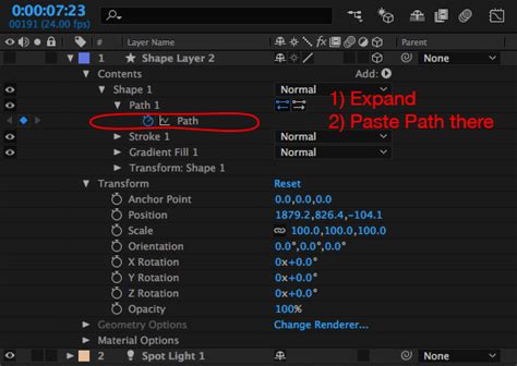 Human User How To Copy A Mask Path Into A Shape Path In After Effects