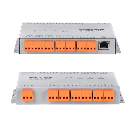 web embedded access control 2 door tcp ip anti clone
