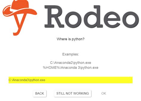 Python Installation Issue While Installing Rodeo Ide Stack Overflow