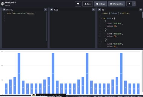 柱状图，x轴设置了字体后，自适应padding右侧会留有空隙 · Issue 2551 · Antvisg2plot · Github