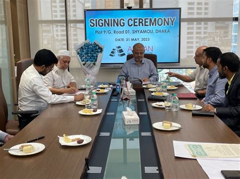 saif khan tusher on linkedin alhamdulillah new land signing moment at