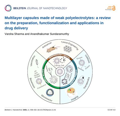 Bjnano Multilayer Capsules Made Of Weak Polyelectrolytes A Review On