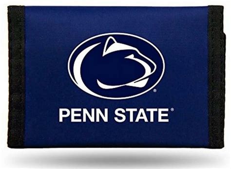 Penn State Nittany Lions Nylon Tri Fold Wallet New Vinyl Trifold