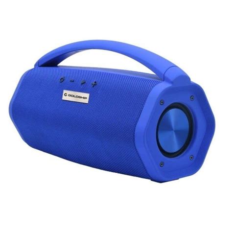 Caixa De Som Aqua Boom Speaker Ipx7 Goldship Bateria Interna Bluetooth