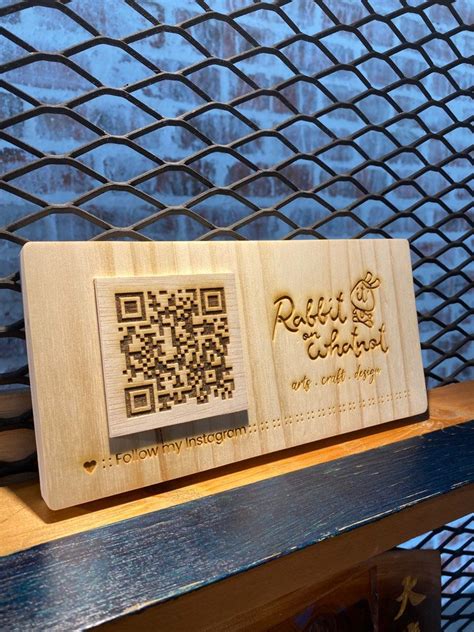 Engraving Paylah PayNow QR Code Plaque Customizable Furniture Home Living Home Decor