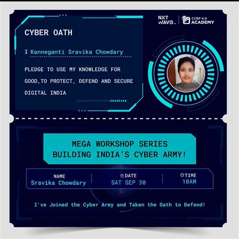 Kanneganti Sravika Chowdary On Linkedin Ethicalhackingmegaworkshop