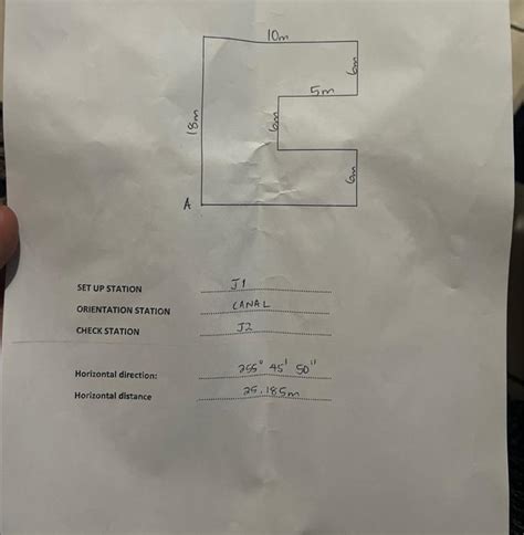Solved Calculate The Coordinates Of The Corners And Distance Chegg