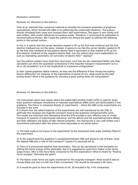 Electrostatic Superlattices On Scaled Graphene Lattices Peer Review Pdf Theoretical Physics