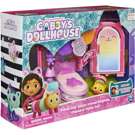 Gabbys Dollhouse Deluxe Room Pillow Cats Sweet Dreams